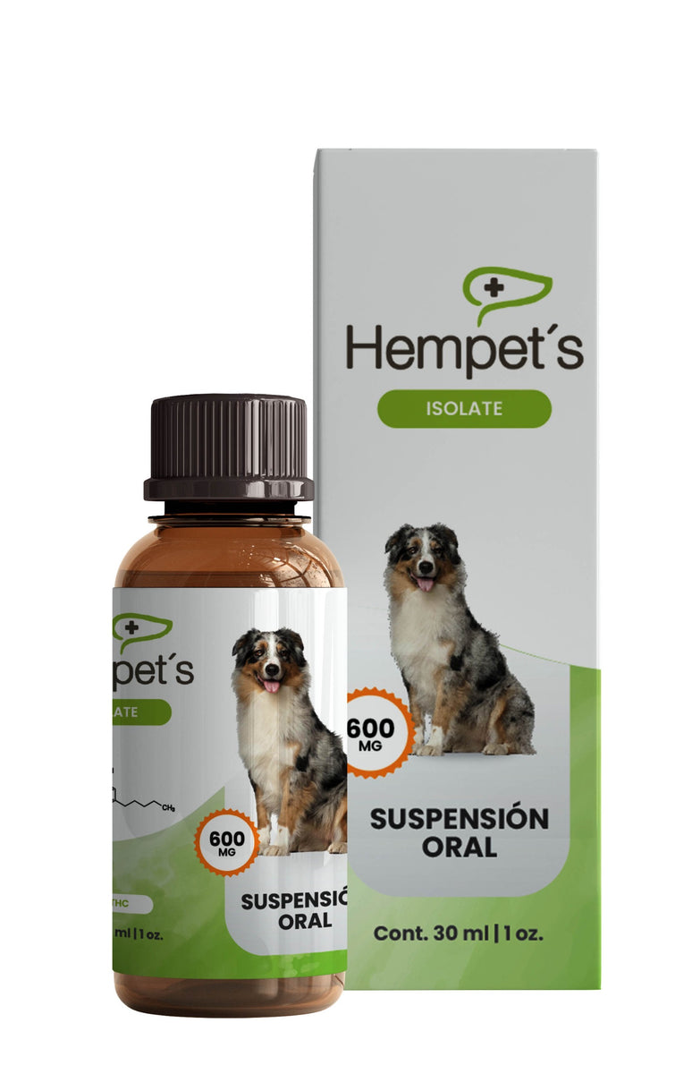 Aceite de CBD México Aislado de 30 ml para perros | Hempets
